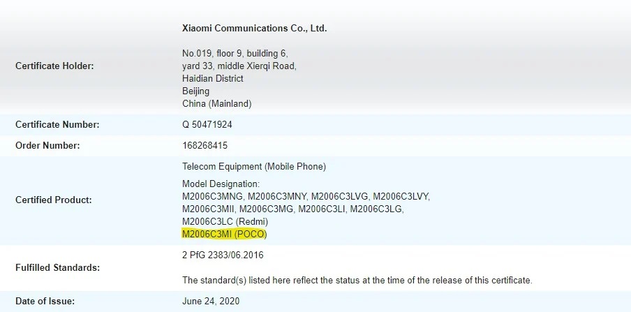 Смартфон Xiaomi Redmi M2006c3lg — Xiaomi-pro.ru